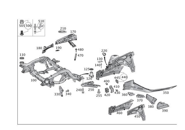 005-990-57-00 - Hexagon Head Screw 2006-2021 Mercedes-Benz | Mercedes ...