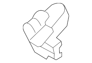 2013-2019 Mazda Heater Core Clip KD45-61-A09 | QuirkParts