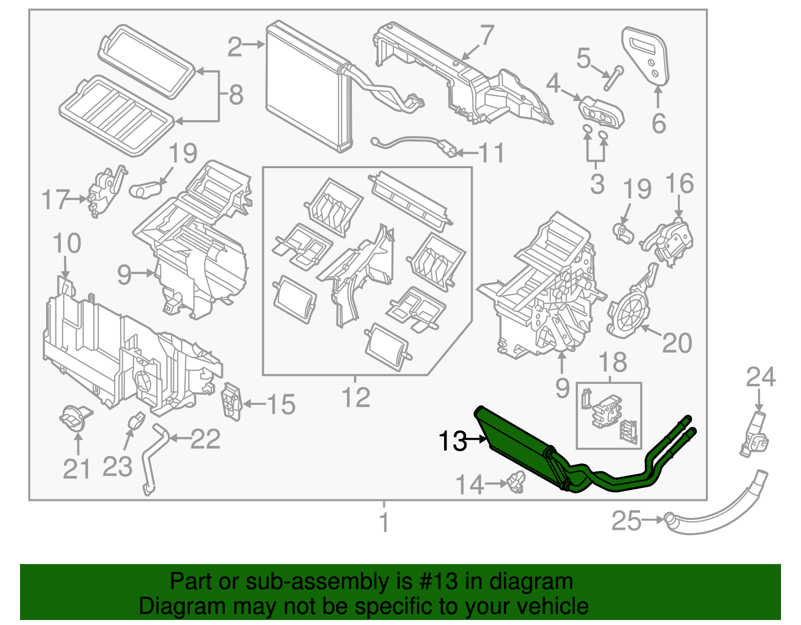 2014-2018 Mazda 3 Heater Core BJS7-61-A10A | AutoNationParts.com