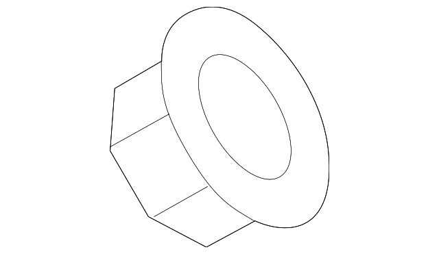 90182-A0027 - Mirror Assembly Nut - 2013-2023 Toyota | OEM Genuine ...