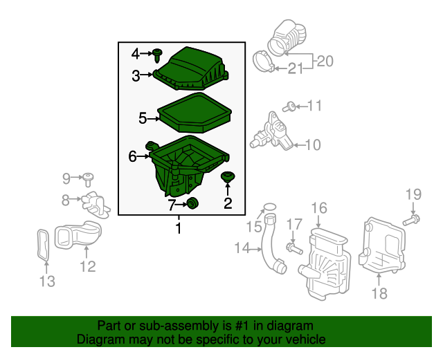 Air Filter 32283671 | TascaParts.com
