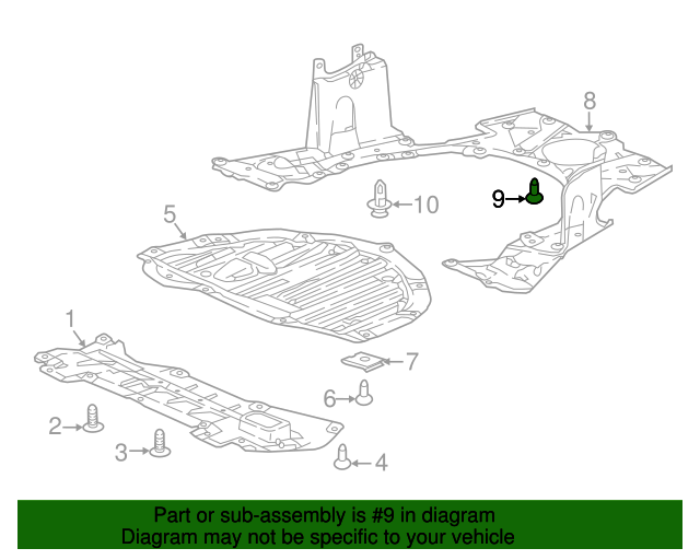 90105-TBA-A00 - Bolt Cover (Lower) - 2016-2020 Honda | Honda Factory Parts