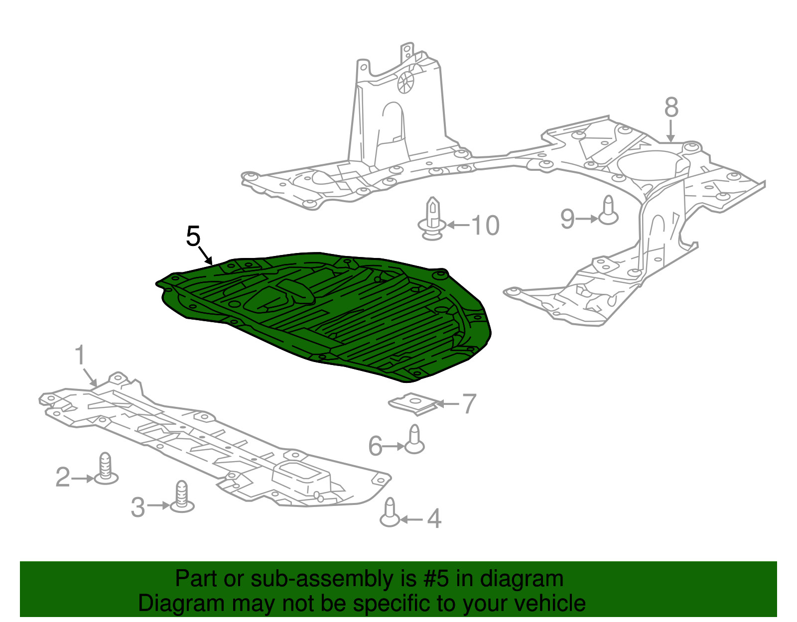 74112-TLA-A01 - Lid Engine Cover (Lower) - 2017-2020 Honda CR-V | Honda ...
