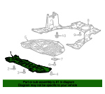 74113-TLA-A00 - Lid Front Engine Cover (Lower) - 2017-2020 Honda CR-V ...