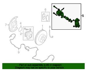 44011-JA01A - Caliper 2007-2012 Nissan | Nissan Parts & Accessories Online