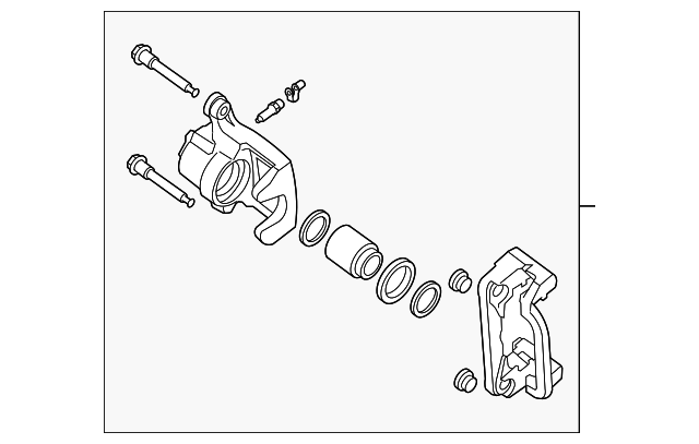 44001-JA01A - Caliper 2007-2012 Nissan | Nissan Parts & Accessories Online