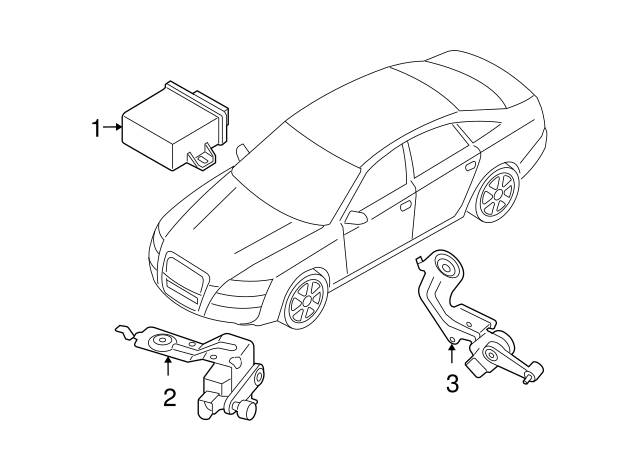 4F0-616-572-D - Rear Sensor 2005-2011 Audi | Audi OEM Parts