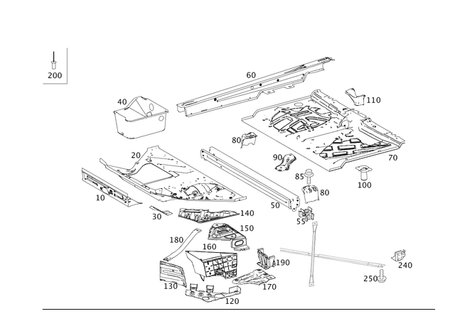 4516300200 - Bracing 2011-2018 Smart Fortwo | Mercedes-Benz USA Parts