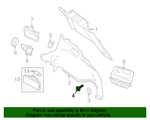 2009-2023 Nissan Murano OEM NEW 2009-2020 Nissan Murano Cargo Storage ...