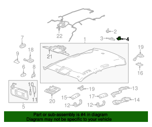 2013-2024 Cadillac Multi-Purpose Clip 22818106 GM | GMPartsDirect.com