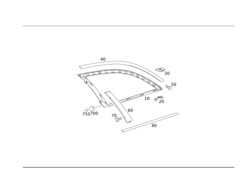 Rear-Side Window for 2009 Mercedes-Benz E350 | Mercedes-Benz USA Parts