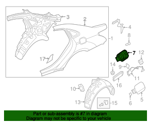 81595-3N010 - Fuel Filler Housing 2011-2016 Hyundai Equus ...