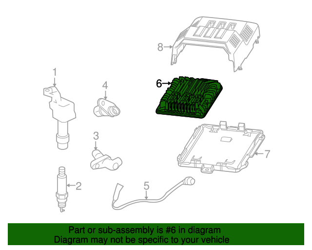 2010-2012 GM OEM NEW 2010-2012 GM Chevrolet Engine Control Module Unit ...