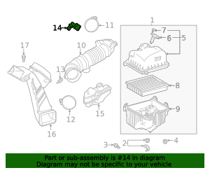 17878-0P070 - Vent Tube - 2020-2021 Toyota Highlander | OEM Genuine ...