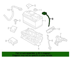 2011-2017 Mopar Negative Cable 68066100AC | TascaParts.com