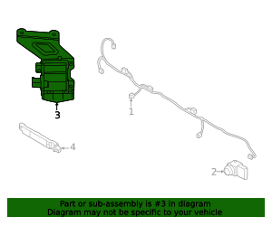 99140-AA020 - Blind Spot Detection System Warning Sensor 2021-2022 ...