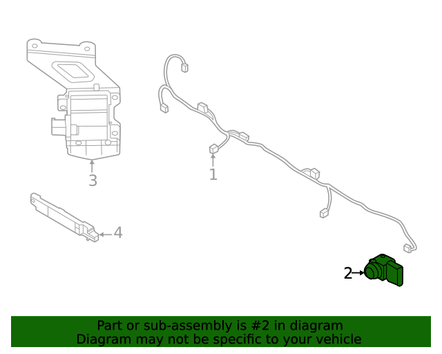 99310-AA100-M6T - Parking Aid Sensor 2021-2023 Hyundai ...