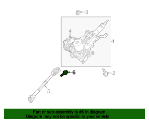 2011-2021 Hyundai Lower Shaft Upper Bolt 56415-3Q000 | OEM Parts Online