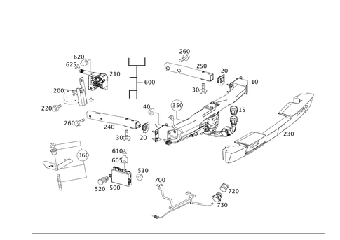 Trailer Coupling for 2006 Mercedes-Benz E 320 | Mercedes-Benz USA Parts