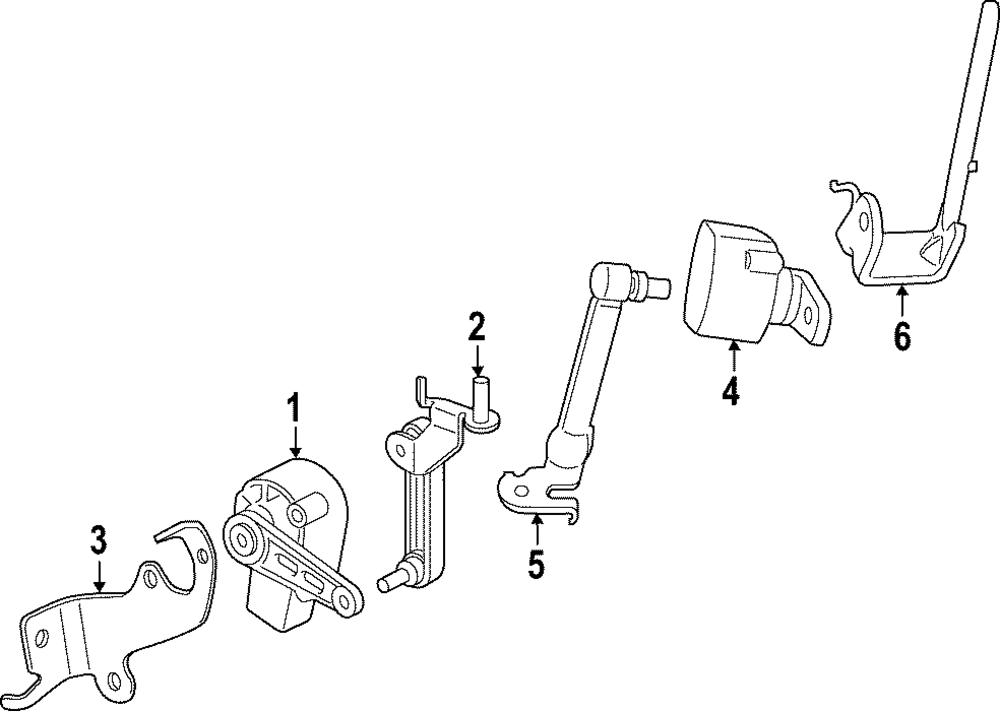 Genuine BMW 37-14-8-846-501 | Rear Sensor Control Rod | FREE Shipping ...
