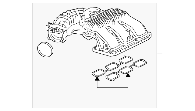 2020-2023 Nissan Frontier Intake Manifold 14010-9BT0A | TascaParts.com