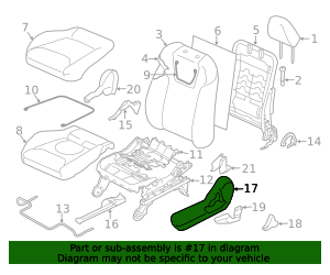 2018-2023 Subaru Outer Finish Panel 64115FL290VH | Subaru Parts Store