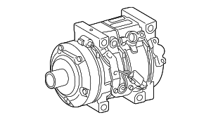 88320-0C150 - Compressor - 2008-2019 Toyota Sequoia | OEM Genuine ...