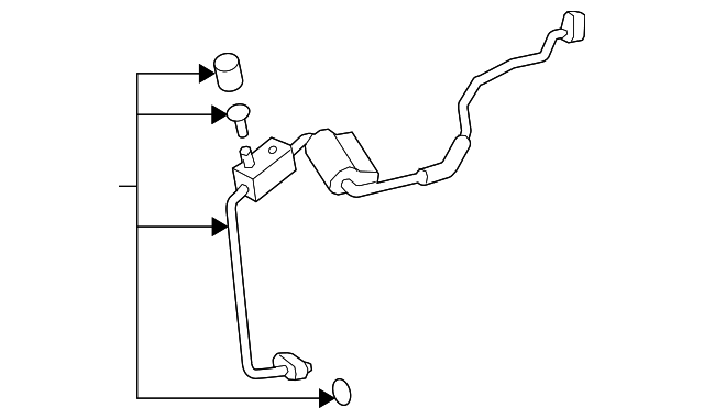 2008-2020 Toyota Sequoia AC Line 88716-0C270 | Sparks Parts