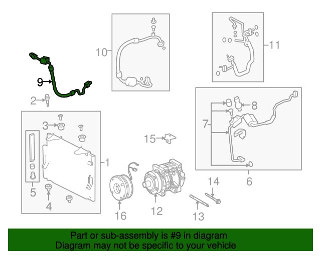 2020-2022 Toyota Sequoia Discharge Hose 88711-0C220 | Toyota Parts Center