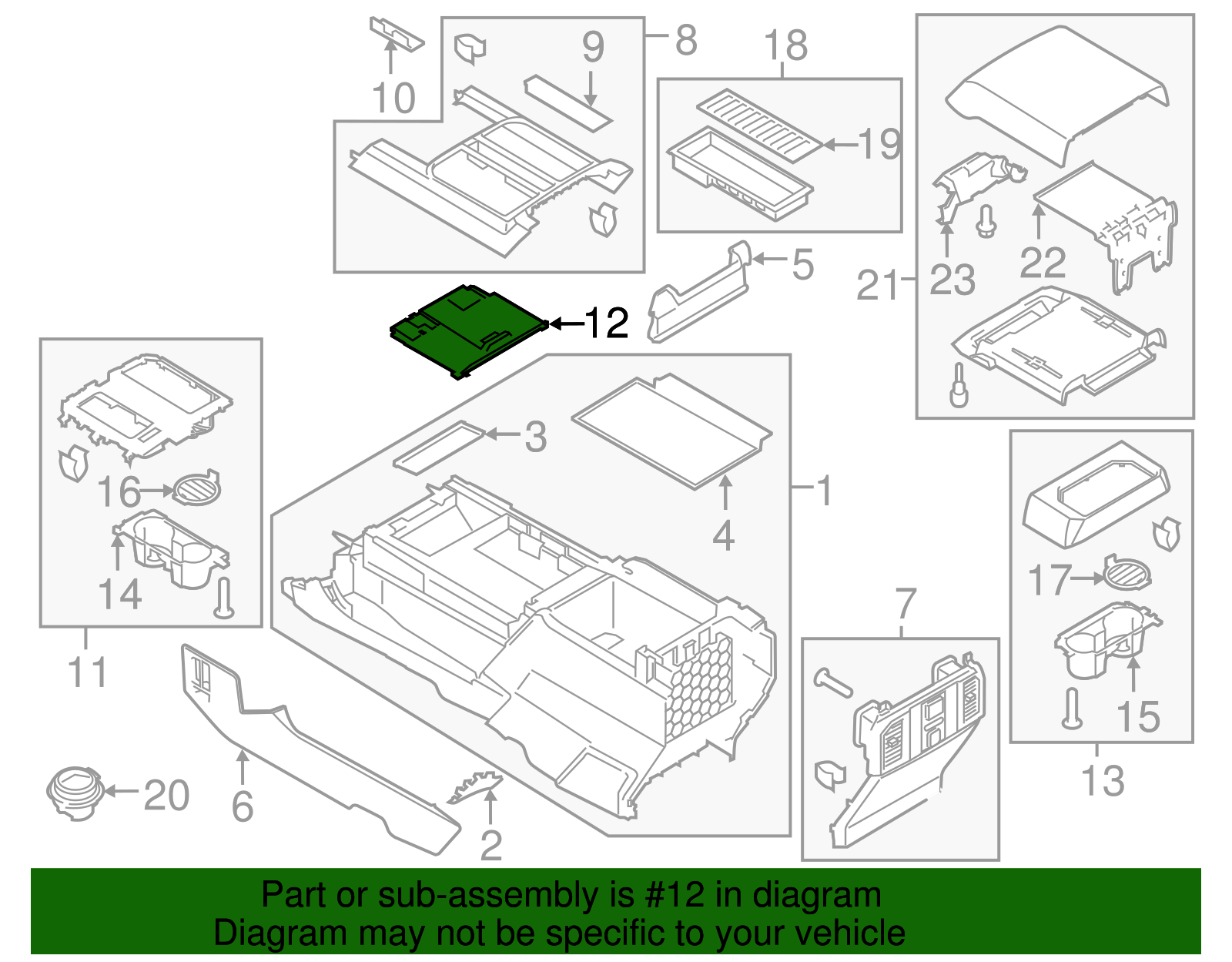 OEM Ford Trim For 2020 Ford F-150 - Part No. KL3Z-1504608-BB | Karl ...