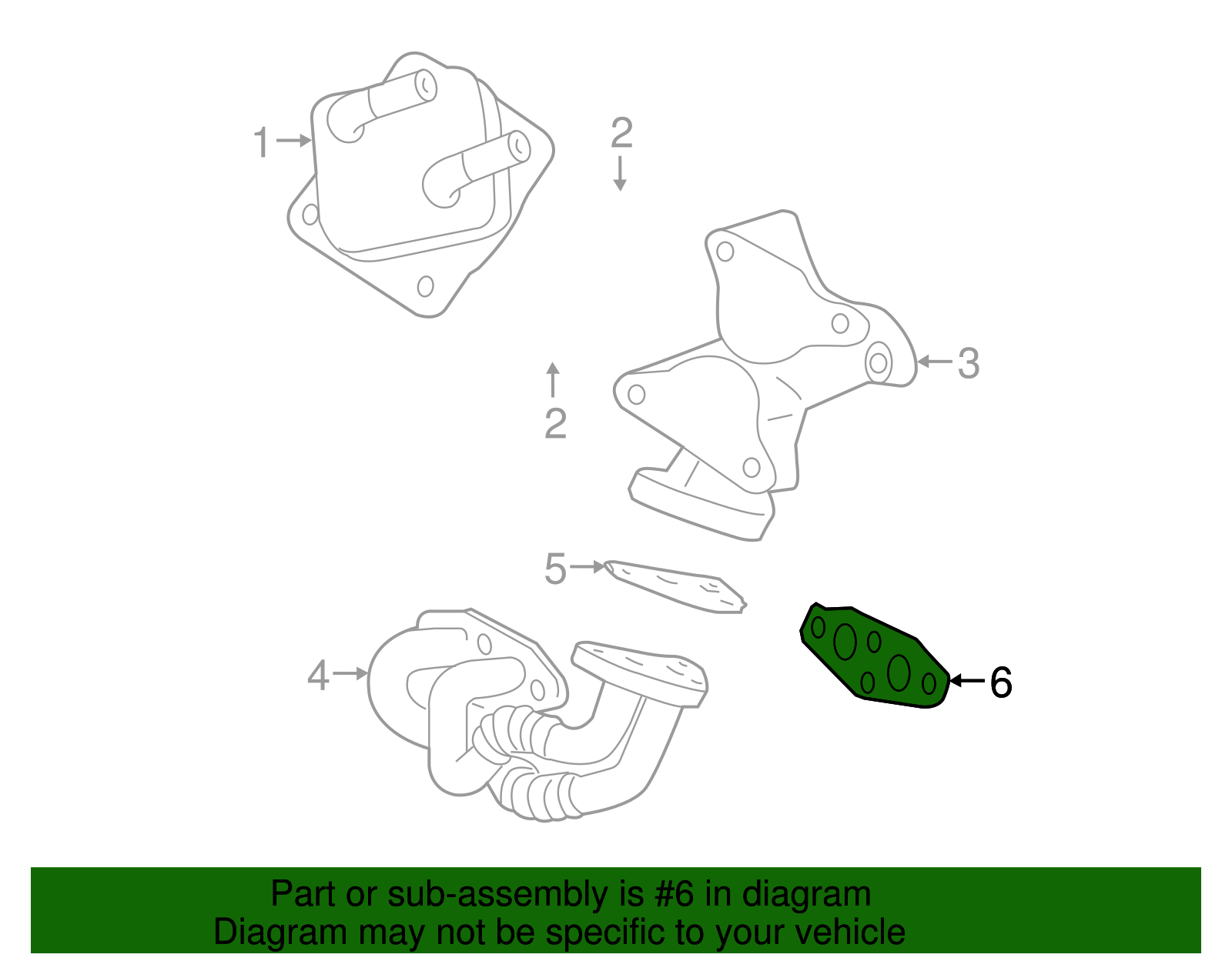 11496-0P010 - Cooler Pipe Gasket - 2016-2021 Lexus | My L Parts