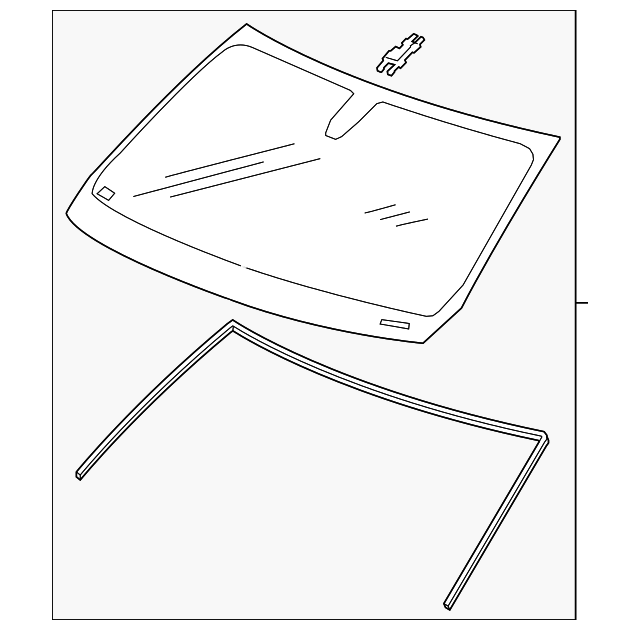 2019-2023 GM Windshield 84593339 GM | GMPartsDirect.com