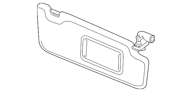 2015-2019 Audi Sun-Visor 8V7-857-551-N-24A | Audi USA Parts