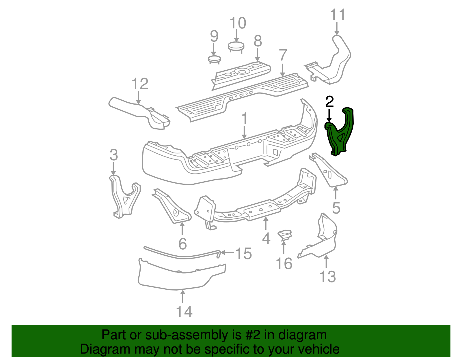 2005-2015 Toyota Tacoma Corner Reinforced 52178-04010 | Retail ...