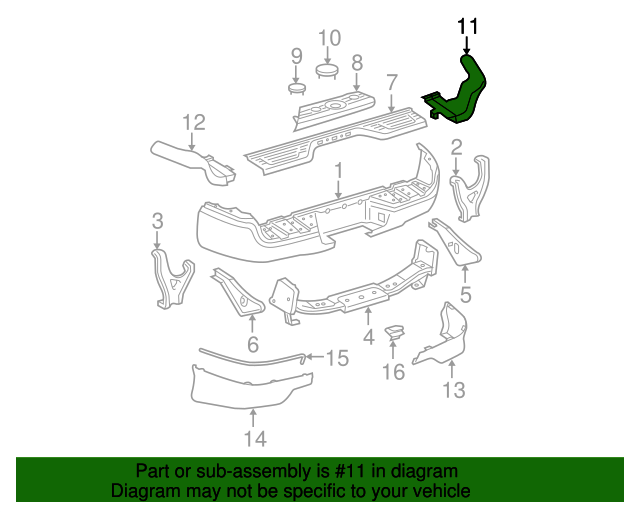 52163-04021 - Side Plate - 2005-2015 Toyota Tacoma | OEM Genuine Toyota ...