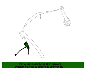 166-860-30-69 - Buckle 2013-2019 Mercedes-Benz | Mercedes-Benz USA Parts