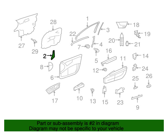221-727-10-88-9116 - Corner Cover 2007-2013 Mercedes-Benz | Mercedes ...