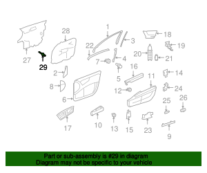 2000-2019 Mercedes-Benz Body A-Pillar Reinforcement Rivet 003-990-35-97 ...