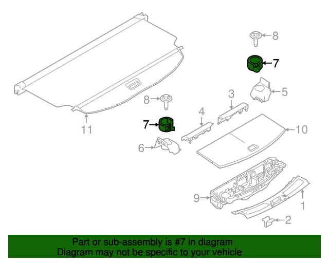 2005-2022 Land Rover Cup Holder LR087454 | LandRoverParamusParts