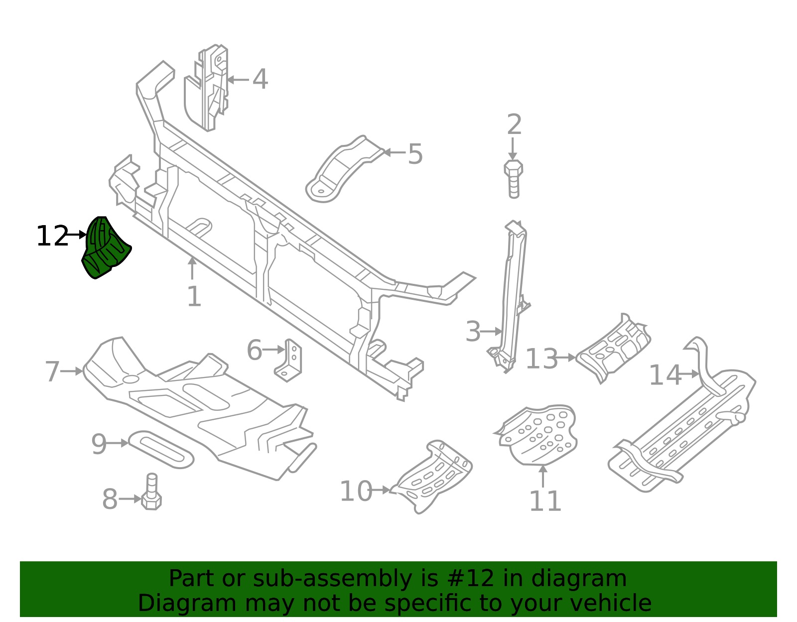 2005-2024 Nissan Frontier Heat Shield 50822-EA000 | Sullivan Brothers ...