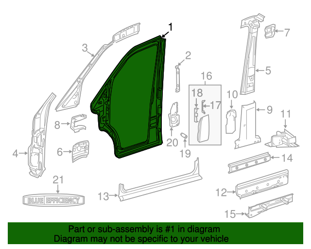 906-630-25-00 - Aperture Panel 2010-2018 Mercedes-Benz | Mercedes-Benz ...