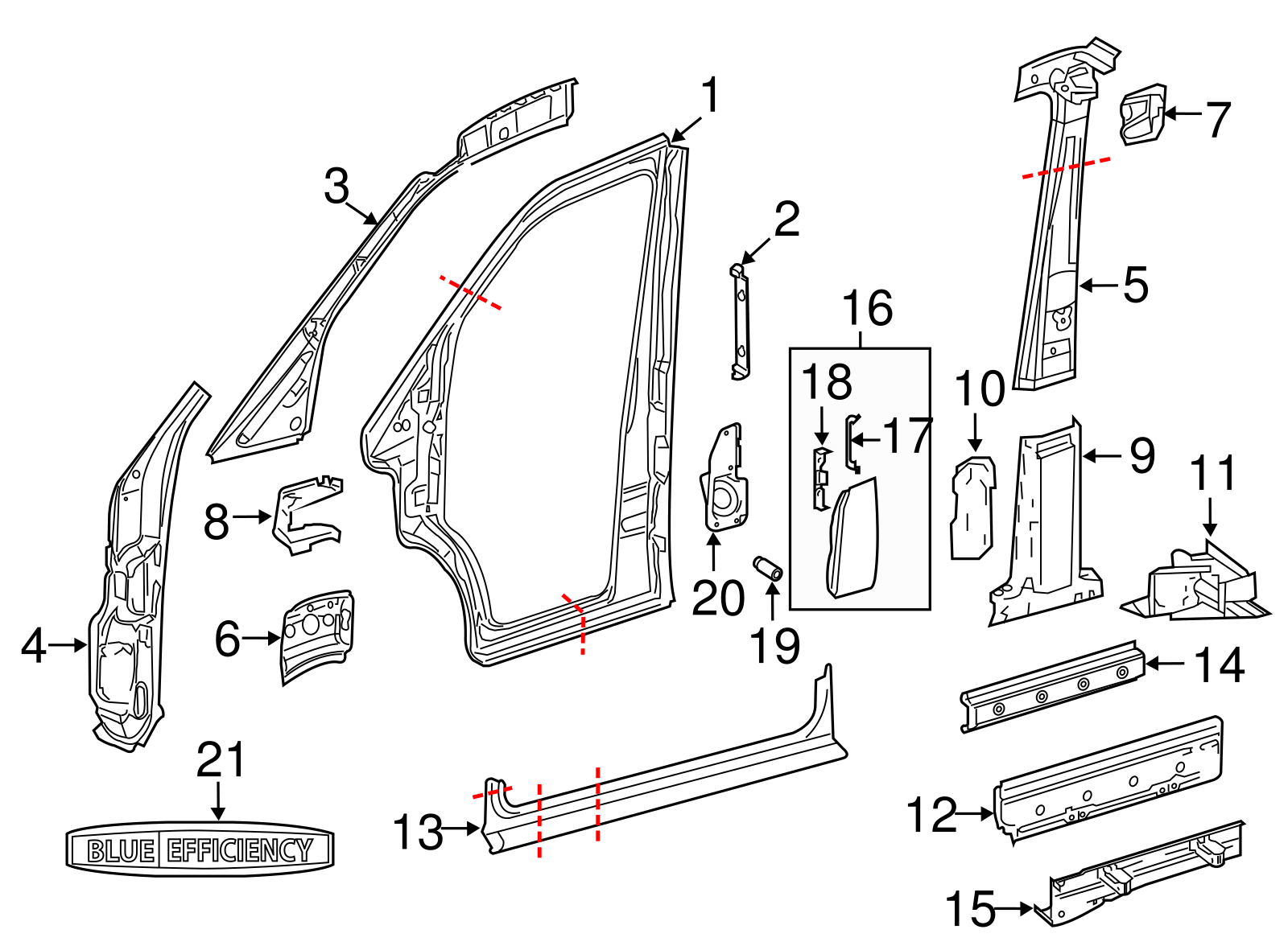906-637-45-09 - Rocker Panel 2010-2024 Mercedes-Benz | Mercedes-Benz ...
