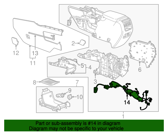 84398149 GM Harness | GM Parts Store