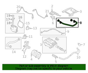 77404-WB001 - Vent Hose - 2016-2020 Toyota | OEM Genuine Toyota Parts
