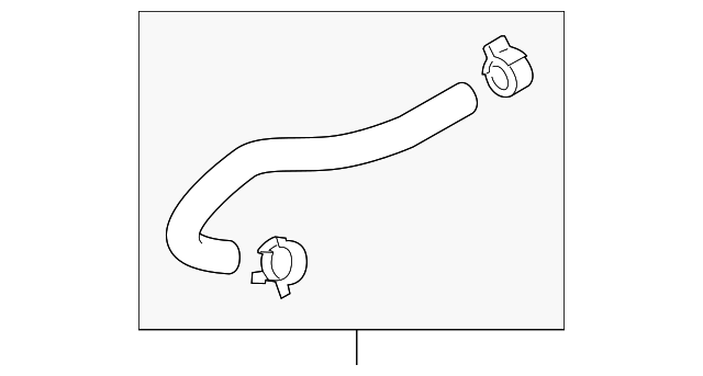 23827-WB001 - Vacuum Hose - 2016-2020 Toyota | OEM Genuine Toyota Parts