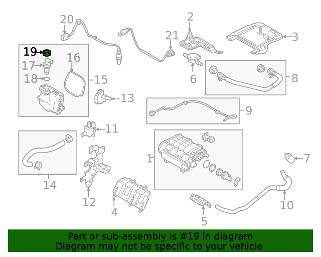 2016-2020 Toyota Vent Valve Retainer 90118-WB749 | Toyota Parts