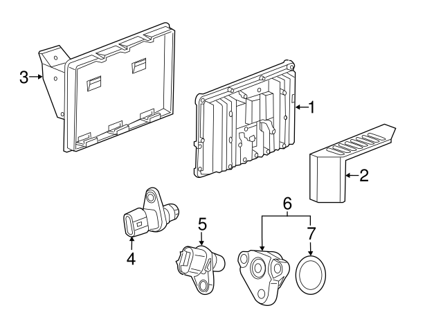 2015-2016 GM Engine Control Module 12658036 | GM Parts Center