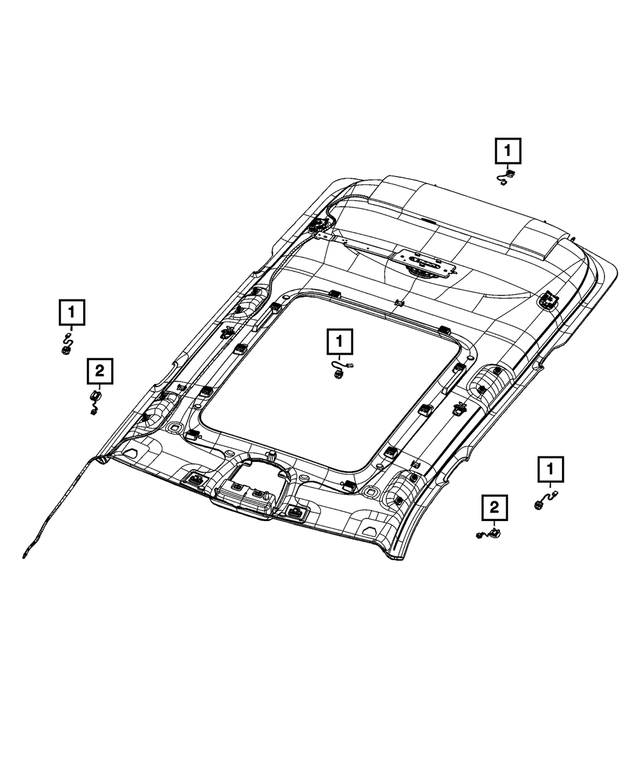 2020-2024 Mopar Audio Microphone 6UA07TX7AA | Canada Mopar® Estores