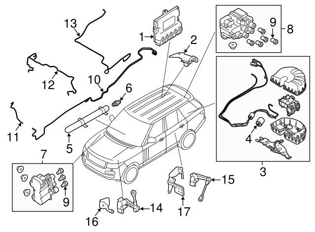 2013-2023 Land Rover Silencer LR045919 | OEM Parts Online