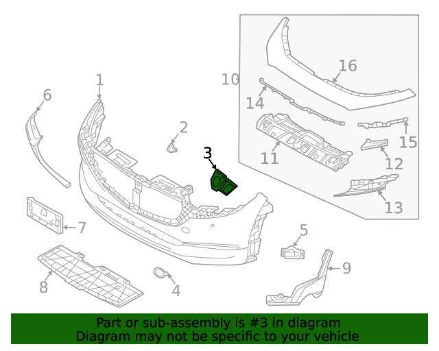 2020 Mazda CX-30 Side Retainer DGH9-50-0U0 | TascaParts.com